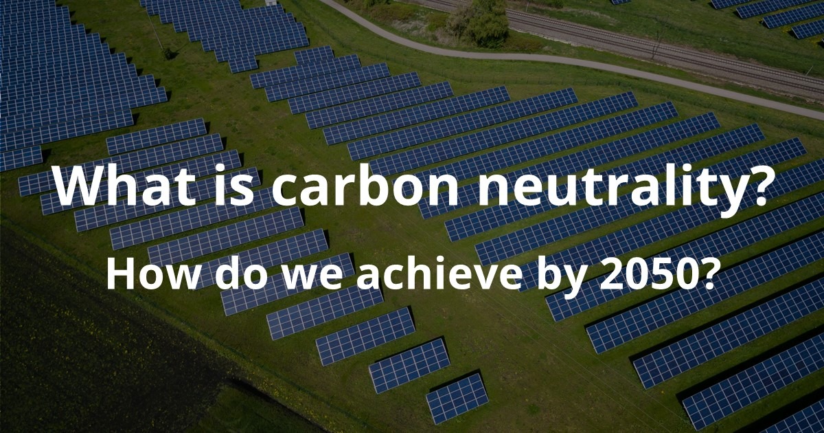 What is carbon neutrality? How do we achieve by 2050? - renouvo