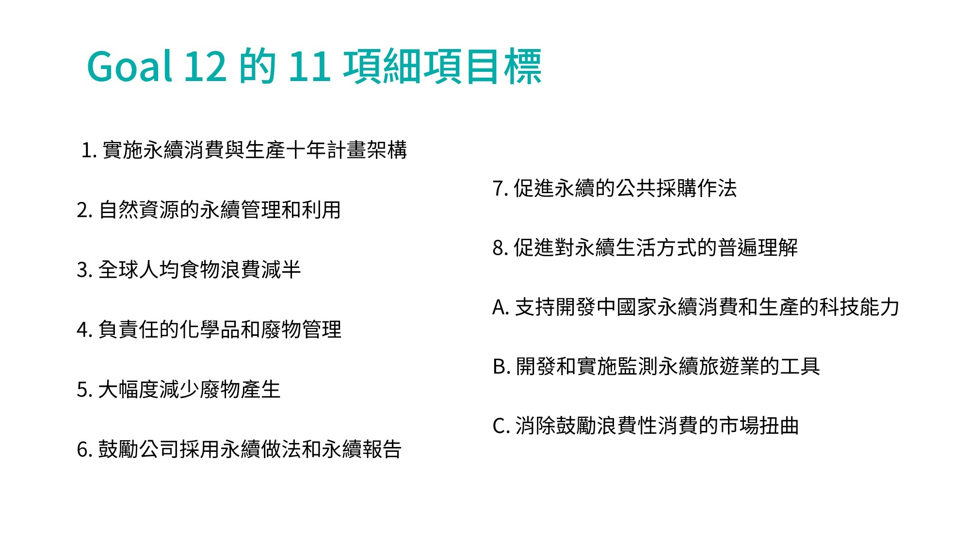 「SDG Goal 12」是什麼？永續責任消費＆生產模式 - renouvo