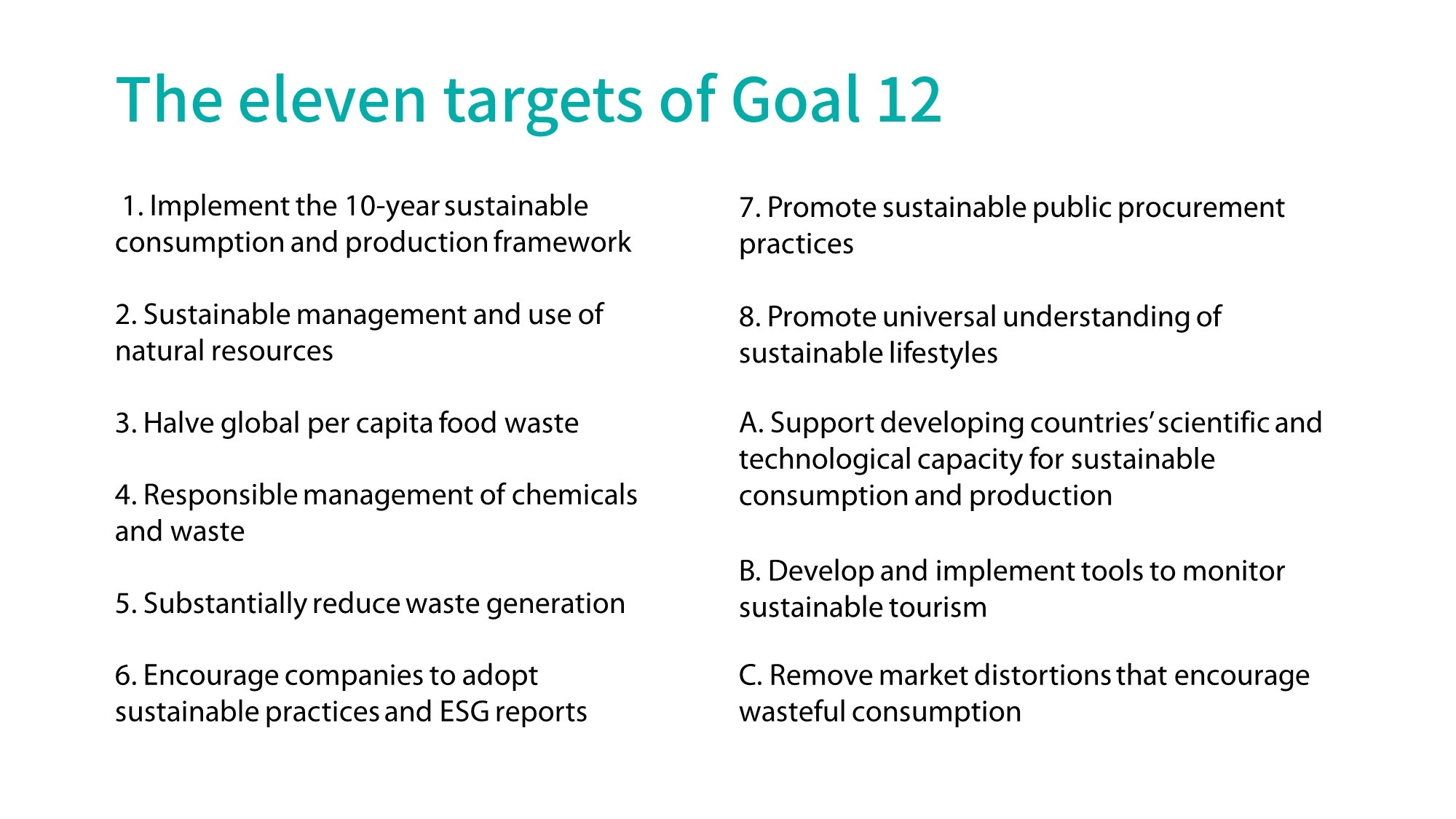 What is Goal 12? Responsible consumption and production - renouvo