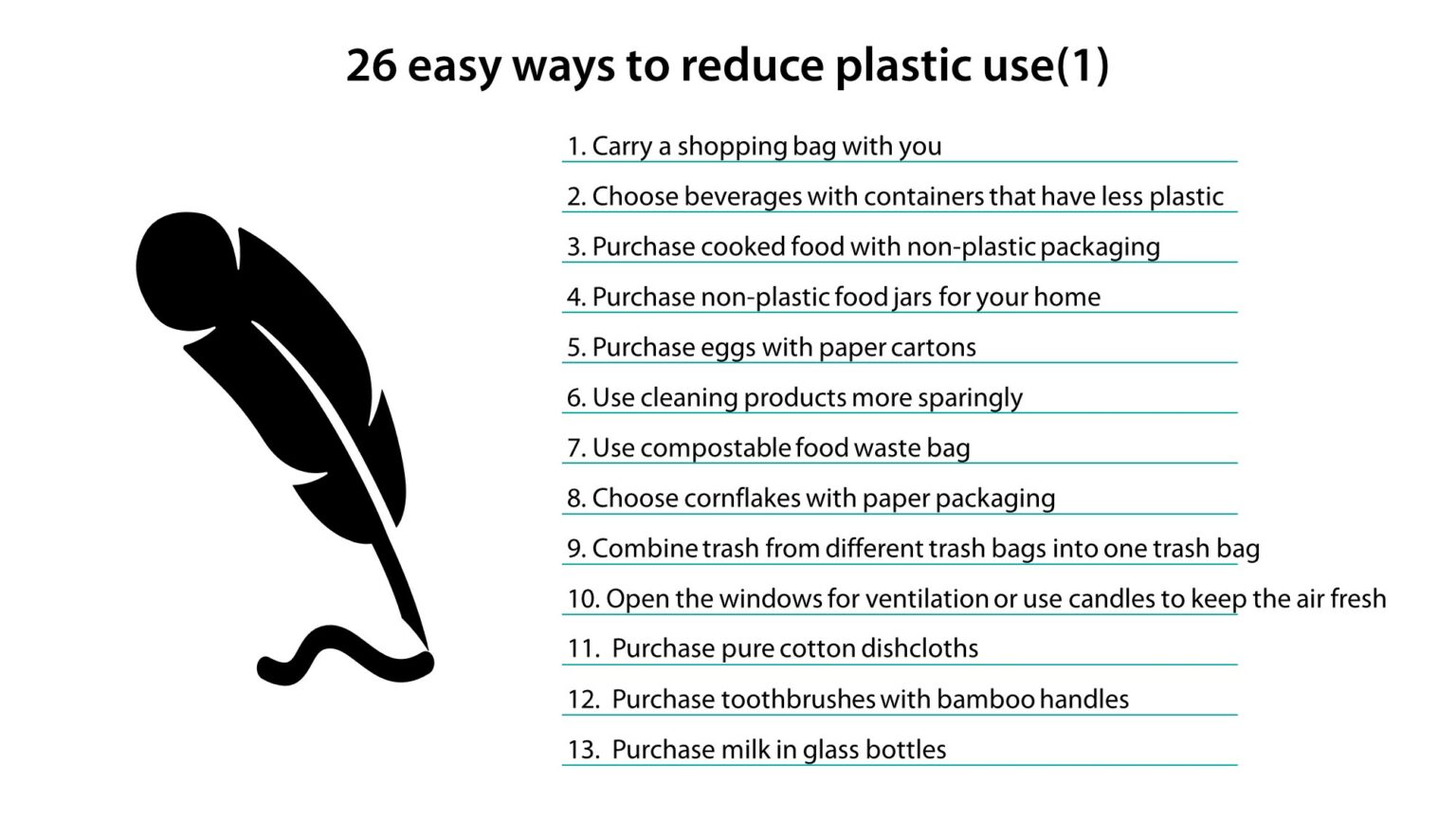 36 easy ways to reduce plastic use and tips to go plastic-free - renouvo