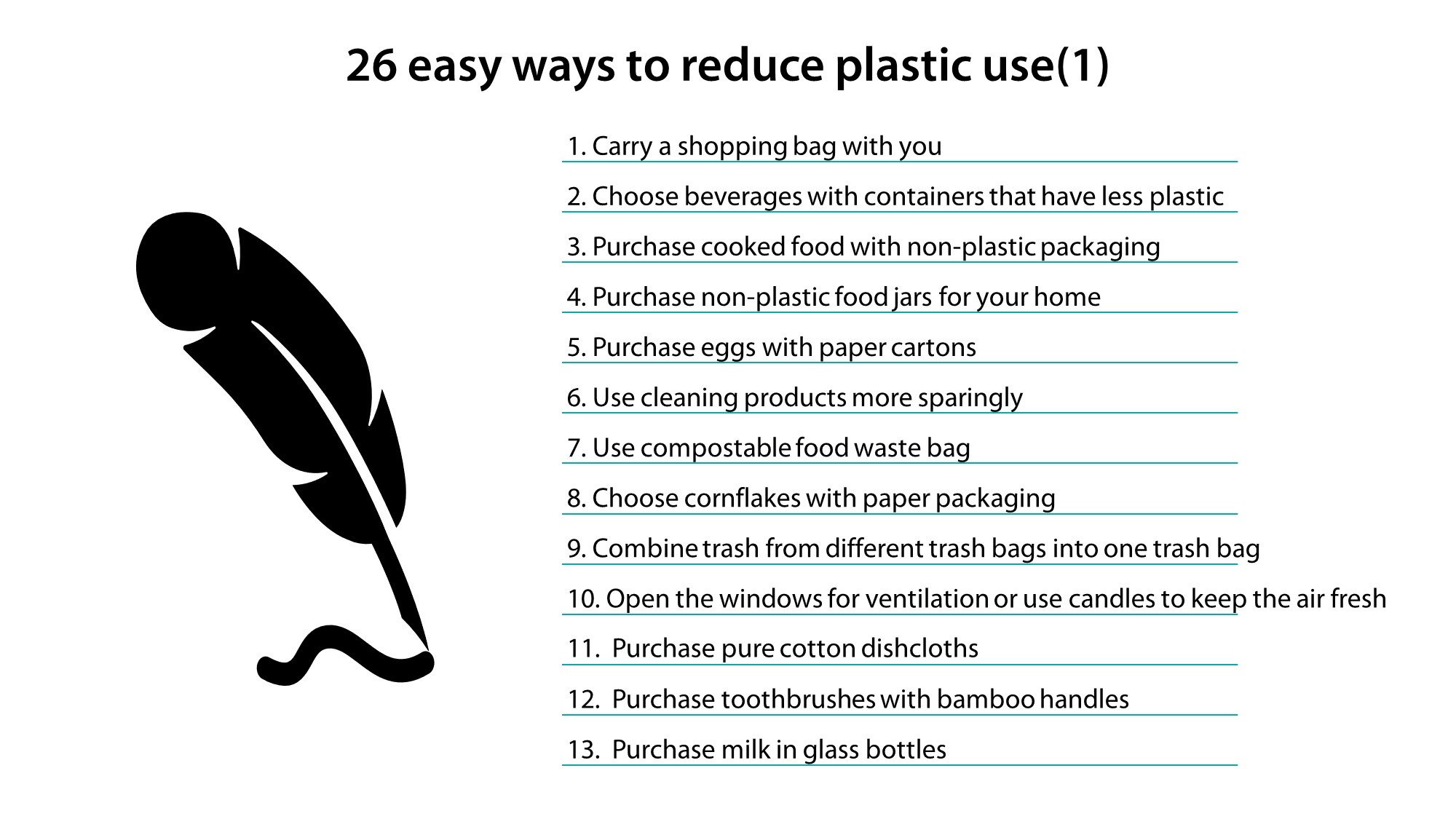 36 easy ways to reduce plastic use and tips to go plastic-free - renouvo