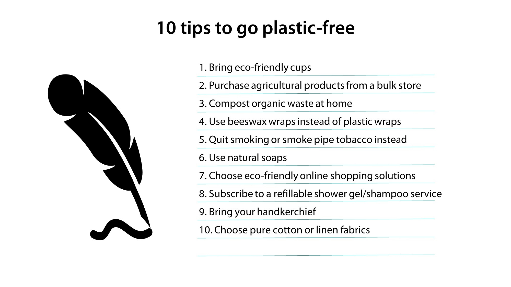36 easy ways to reduce plastic use and tips to go plastic-free - renouvo